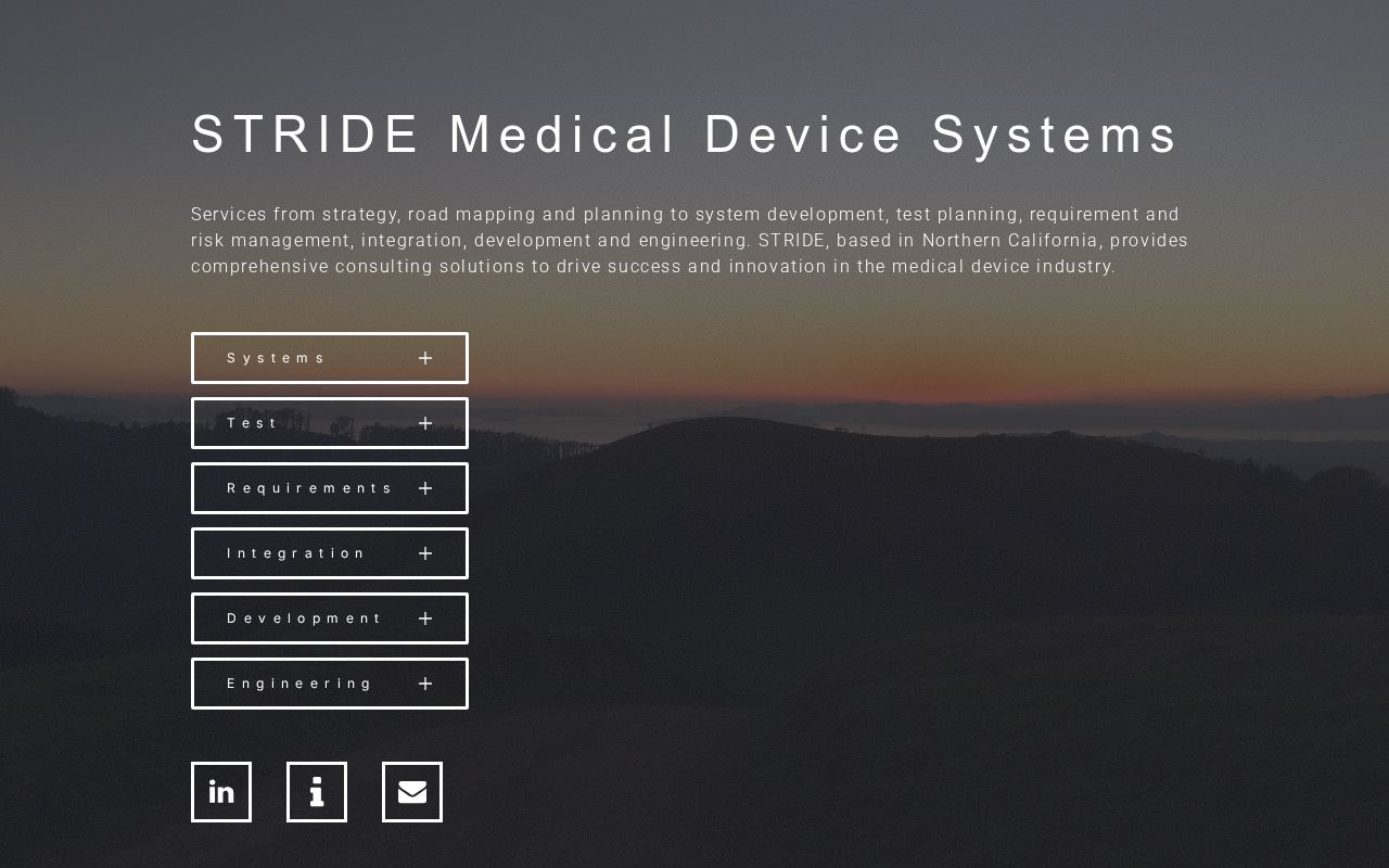 Northern California Medical Device Consultant – STRIDE Med Dev Systems